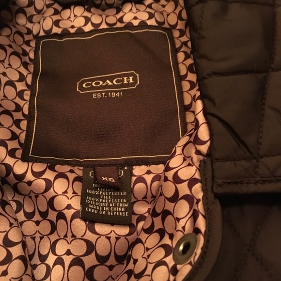 Coach | Jackets & Coats | Coach Sig C Insulated Quilted Jacket | Poshmark